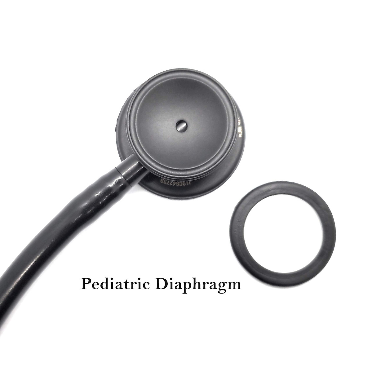 Adult + Pediatric Diaphragm Replacement - Fits Classic III (3) and Cardiology IV Stethoscopes + 2 Extra Ear Pieces, Compatible with Littmann and Other Stethoscopes