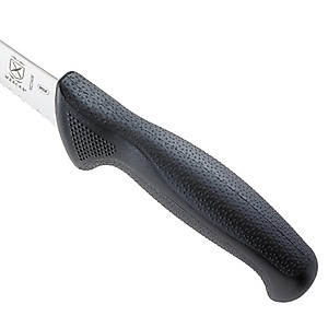 Mercer Culinary M23406 Millennia Black Handle, 6-Inch Wavy Edge, Utility Knife