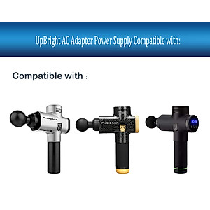 UpBright 24V AC/DC Adapter Compatible with Phoenix A2 A02 TL-24V-2400mAh SG02-24V-1500mAh X-Body Massage Gun Percussion Massager Relaxing Machine Li-ion Battery HY-2606 HY2606 26V Power Supply Charger