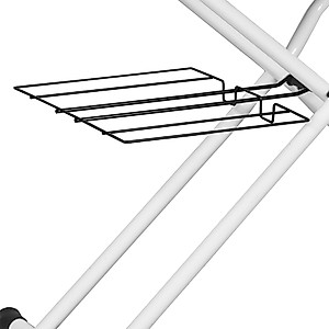 Reliable The Board 500VB Home Vacuum and Up-Air Pressing Table Ironing Board, Height Adjustable, Quick-Dry Textured Polyester Cover, Laundry Rack, Tube Frame Construction, Heated Surface, Quick Fold
