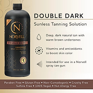 Norvell Premium Sunless Tanning Solution - Double Dark, 34 fl.oz.