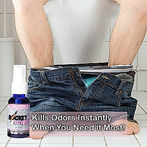 Rocket Scent - Oil Air Fresheners + Odor & Smoke Eliminator + Home, Car, Office, Bathroom Deodorizer + New Car, Mango, Fresh Linen, Powder Scent + Assorted 4 Pack