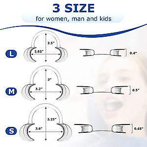 60 Pieces C Shape Teeth Whitening Cheek Retractor Autoclavable Dental Mouth Opener Clear Disposable Dental Lip Cheek Retractor for Dentist, Mouthguard Challenge Game, 20 Medium, 20 Large, 20 Small