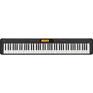 Casio CDP-S360 88-Key Compact Digital Piano Keyboard with Touch Response, Black Bundle with H&A Studio Headphones, Stand, Bench, Sustain Pedal