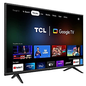 TCL 43" Class 4-Series 4K UHD HDR Smart Google TV – 43S446, 2022 Model