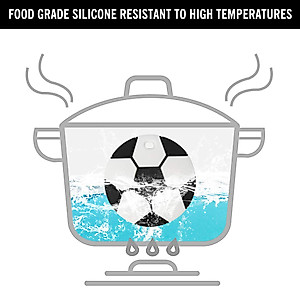 AmazingM Sports Sensory Chew Teether for Boys and Girls,Food Grade Silicone Safety Chewy Teething Toys for Kids with Autism, ADHD,Oral Motor,Teething,Biting Needs (Soccer)