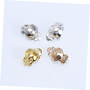 COHEALI 80pcs DIY Earrings Earring Accessories Clip-on Earrings Piercing Earrings Jewelry Findings Earrings Post Earring Converter Beautiful Ear Clip Ear Clips Accessories Circled Supplies