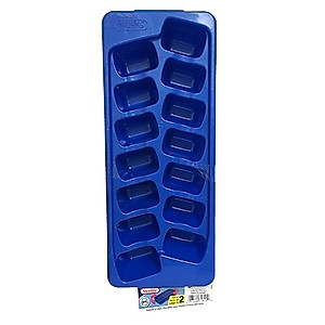 Sterilite 72620024 Blue Stacking/Nesting Ice Cube Trays 2 Count