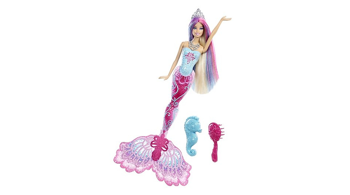 Transform with Barbie Color Magic Mermaid Doll