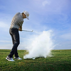 IZZO Golf Exploder Prank Golf Balls 4-Pack - Golf Joke Ball, Novelty Plastic Exploding Ball with Safe, White Powder