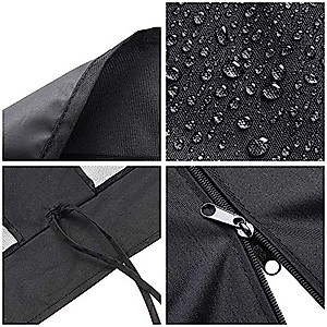 Yescom Universal Replacement Mesh Netting Screen Wall Sidewall Curtain with Zipper for 10x12ft Yard Gazebo Canopy Tent