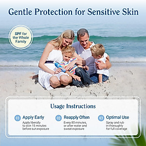 Florida Glow SPF 15 Sunscreen Spray - Hawaii 104 Reef Act & Florida Keys Compliant, Broad Spectrum - Water Resistant, Sport Sun screen - Child Friendly Oxybenzone & Octinoxate Free (5.5 Fl Oz 2-pack)