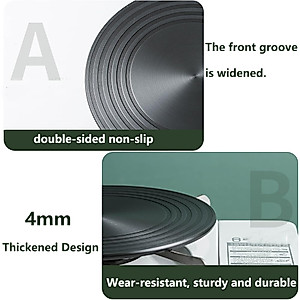 Heat Diffuser 11-Inch, UNOSCHRIM Heat Conduction Plate, Aluminum Simmer Plate, Non-Slip Thermal Conductive Plate, Cooking Induction Adapter for Glass Cookware or Ceramics Pot, Gas Stove Compatible