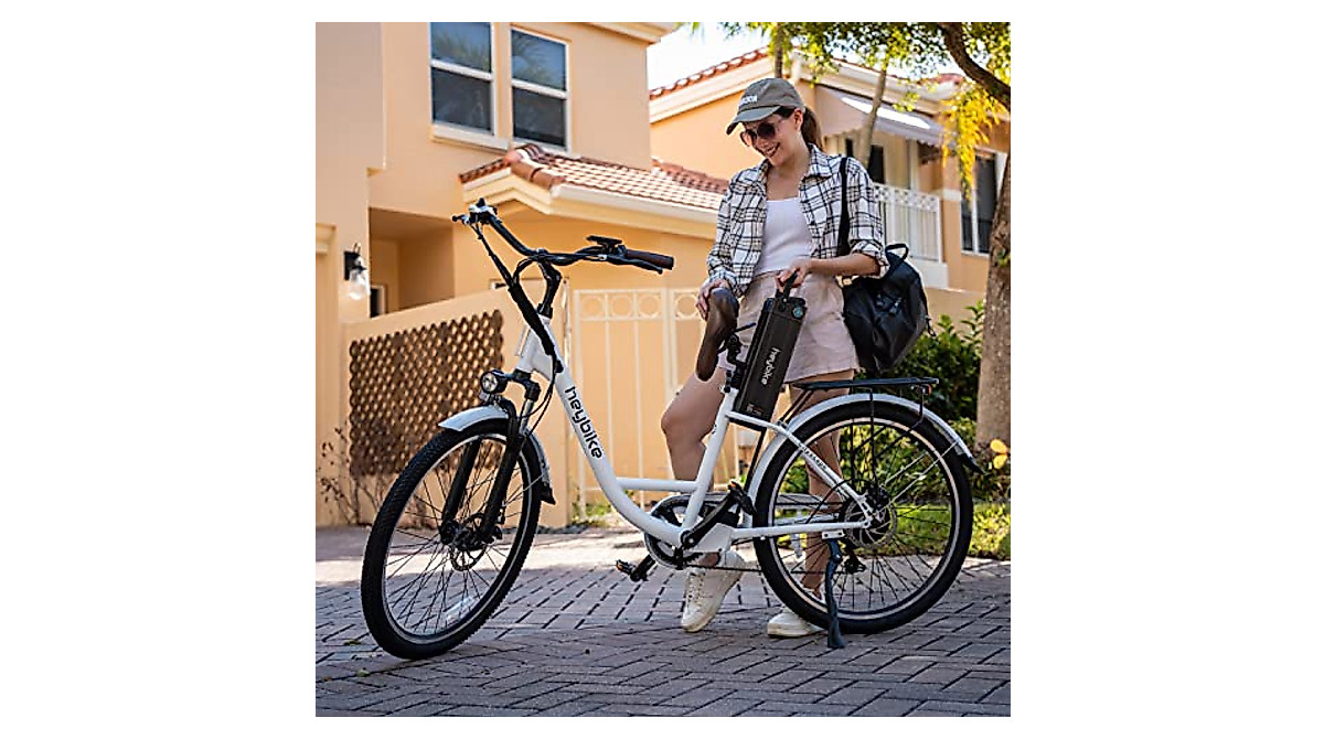 Heybike Cityscape Electric Bike - 40 Miles Range, 7-Speed Commuter Bike