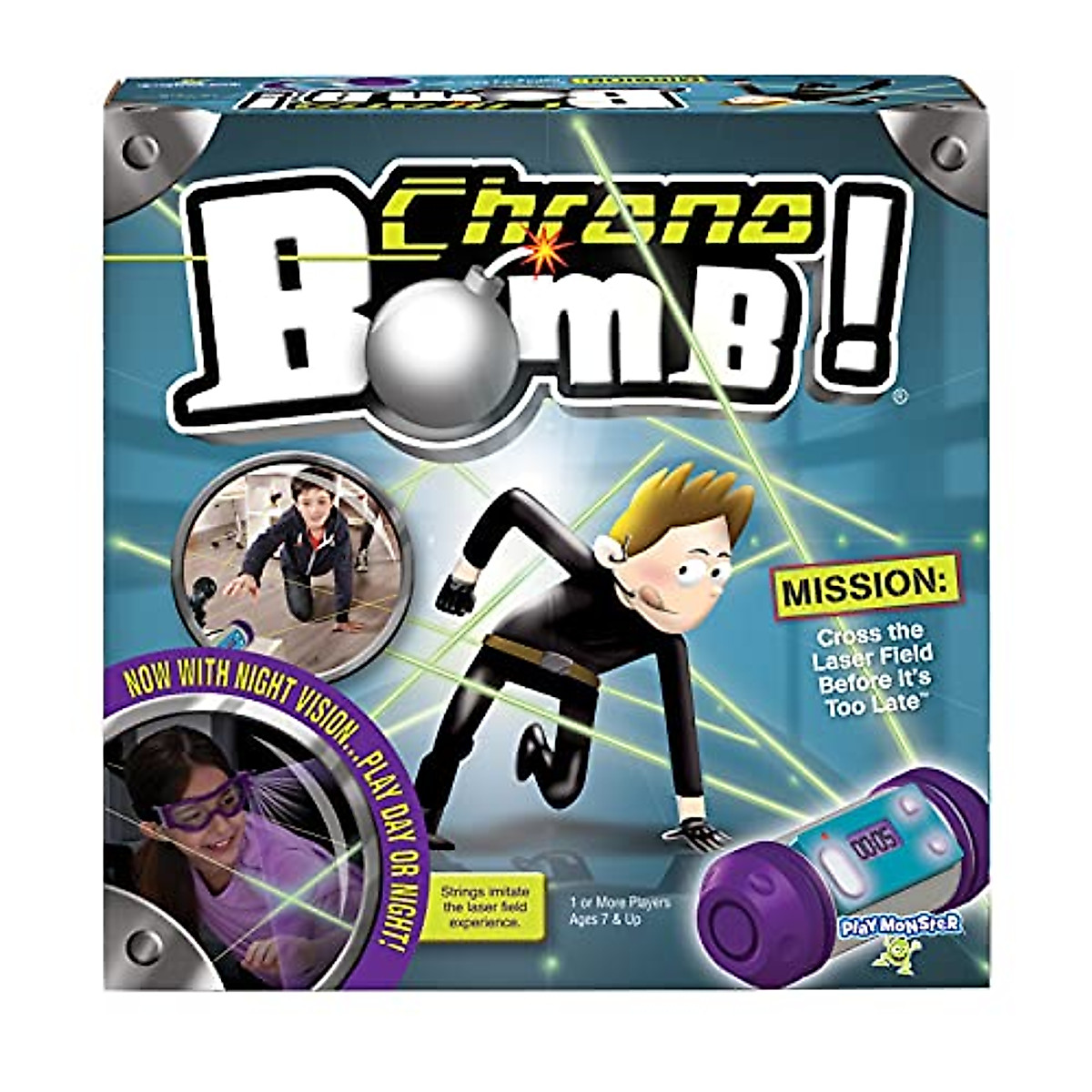 PlayMonster Chrono Bomb Spy Mission Game - Get Through the Maze to Save the Day - Ages 7+