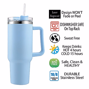 Personalized Tumbler with Birth Month Flower, Custom Tumbler with Name Insulated Cup Reusable Stainless Steel Water Bottle Travel Mug Mother Birthday Gifts for Women