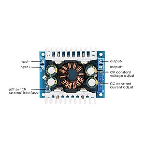 5-30V to 1.25-30V DC Step Up/Down Power Module DC-DC Step Up/Down-Buck-Converter Boost Converter Module Voltage Regulator Converter Module
