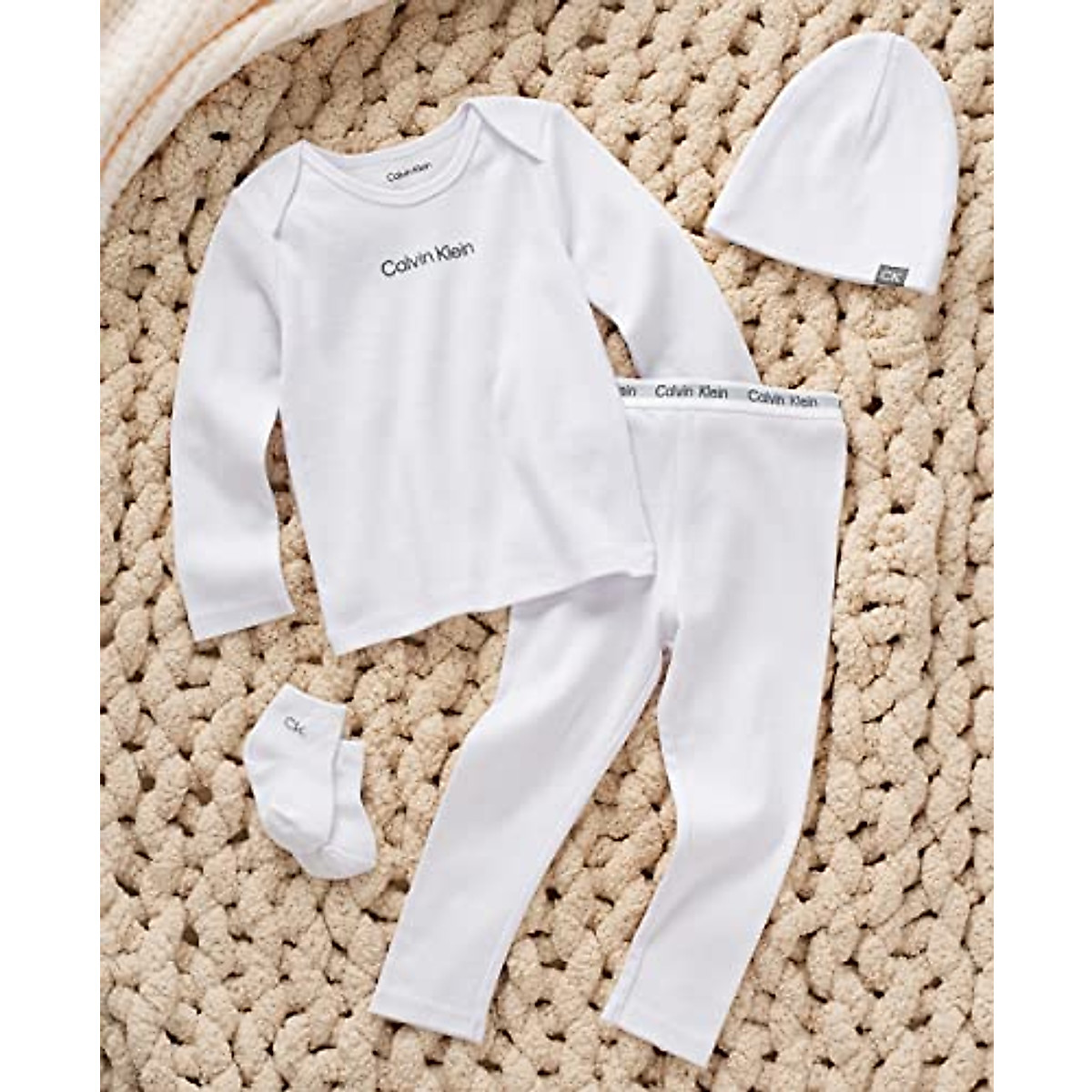 Calvin Klein Organic Baby Essentials 4 Piece Essentials Set