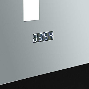 Fresca Tiempo 30" Wide x 36" Tall Bathroom Medicine Cabinet w/LED Lighting & Defogger