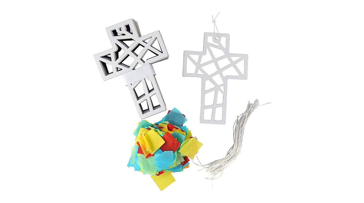 Kipp Brothers DIY Cross Suncatcher Craft for Kids and Classroom
