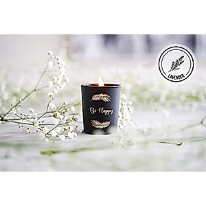 Scented Candle Gift Set with Natural Soy Wax & Aromatherapy Oils (Vanilla, Eucalyptus, Lavender). Packaged in Luxe Gift Box, Gifts for Women, Birthdays, Home Decor & All Occasions