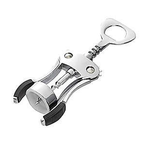 Amazon Basics Stainless Steel Wing Corkscrew Wine Opener