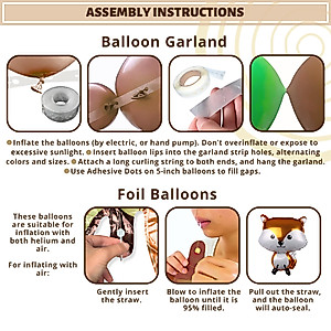 156 pc Woodland Baby Shower Decorations for Boy Kit - Includes Woodland Balloon Arch with Baby Boxes with Letters for Baby Shower, Oh Baby Banner, Animal Balloons, Woodland Creatures Cutouts, Leaf Vines, Table Signs and More - Ideal for Woodland Theme Bab