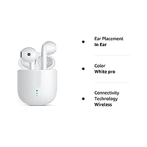Wireless Earbuds, Bluetooth 5.3 Noise Canceling Earbuds, 3D HIFI Stereo Bass, IPX7 Waterproof Sports Touch Control with Charging Case for android ios