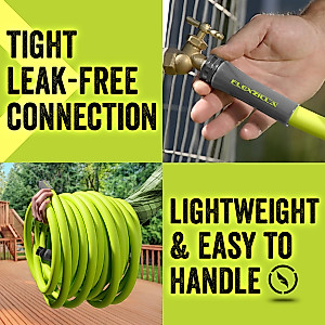 Flexzilla Garden Hose 5/8 in. x 100 ft., Heavy Duty, Lightweight, Drinking Water Safe, ZillaGreen - HFZG5100YW-E