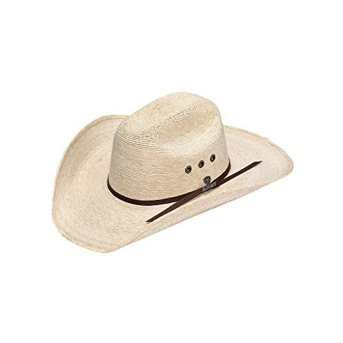 ARIAT Men's Natural Palm Tophand Straw Hat, Natural, 7 1/4