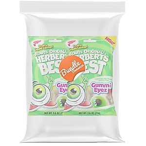 Herberts Best Gummi Eyez - Glotzer Eyeball Gummy Candy (2 Pack) W/Bundle Bonanza Candy