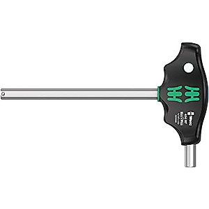 Wera - 5023451001 454/10 HF Set Imperial 1 Screwdriver Set T-Handle Screwdrivers Hex-Plus with Holding Function, Imperial, 10 Pieces