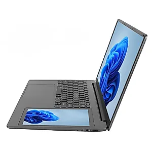 Haofy Office Laptop, 7000mAh Battery 15.6 Inch IPS Double Screen Laptop 7in Touchscreen for Travel (16+512G US Plug)