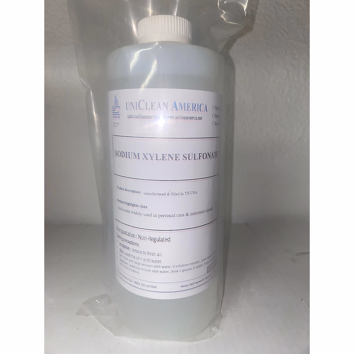 UniClean America Sodium Xylene sulfonate surfactant - Cleaning Agent - Made in USA - High Purity (Size: 16 fl oz)
