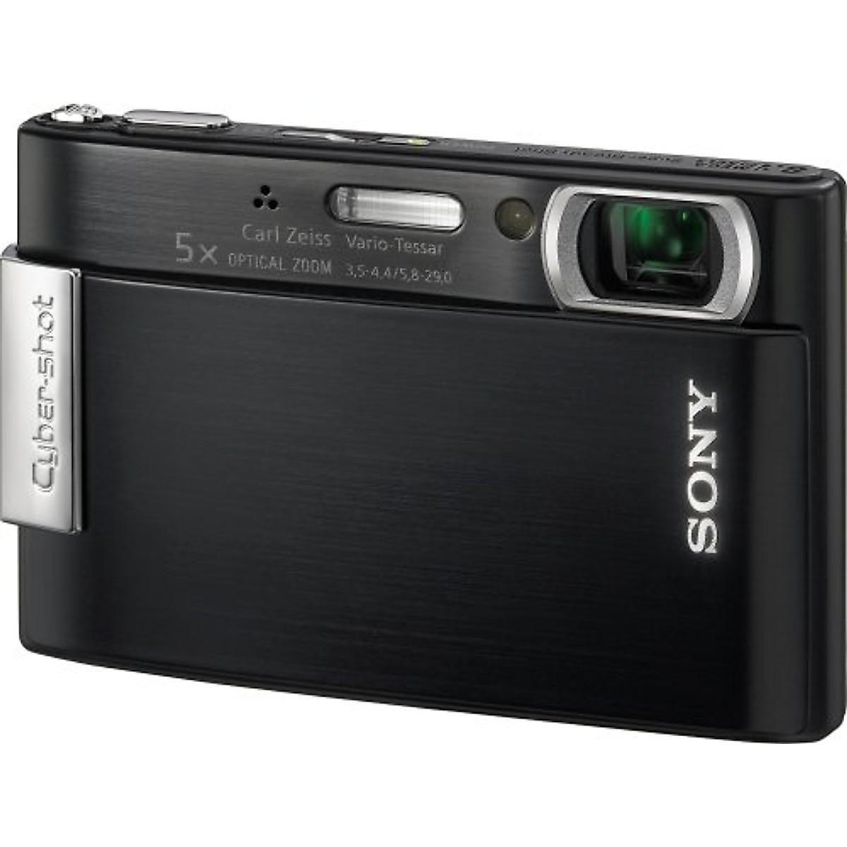 Sony Cybershot DSC-T200 8.1MP Digital Camera with 5x Optical Zoom with Super Steady Shot Image Stabilization (Black) (OLD MODEL)