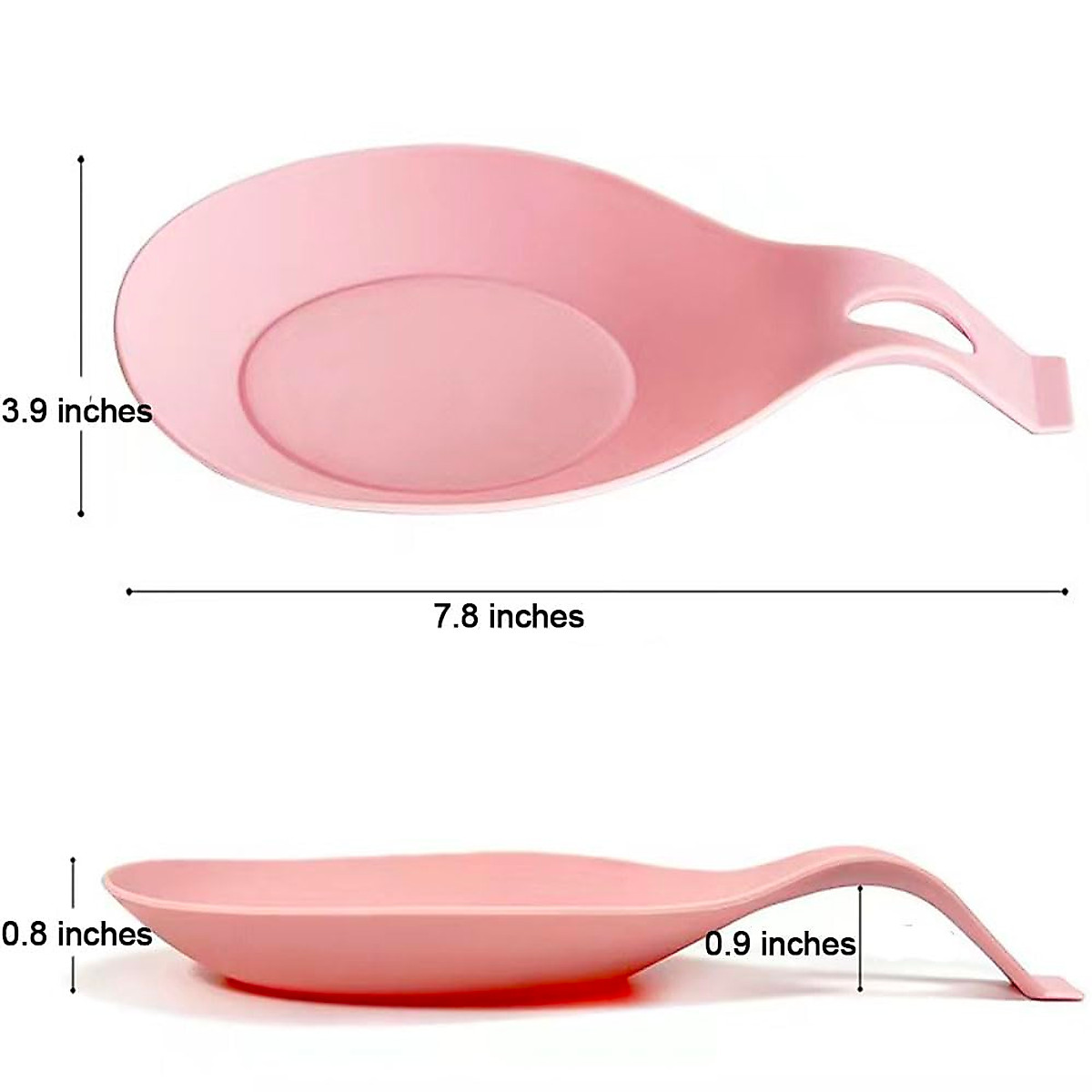 MTOMDY 10 Pieces Set Kitchen Silicone Spoon Rest,Spoon Rest For Kitchen Counter,Holder Colorful Spatula Holder Rest Kitchen Tool，for Cooking Spatula, Ladle, Brush