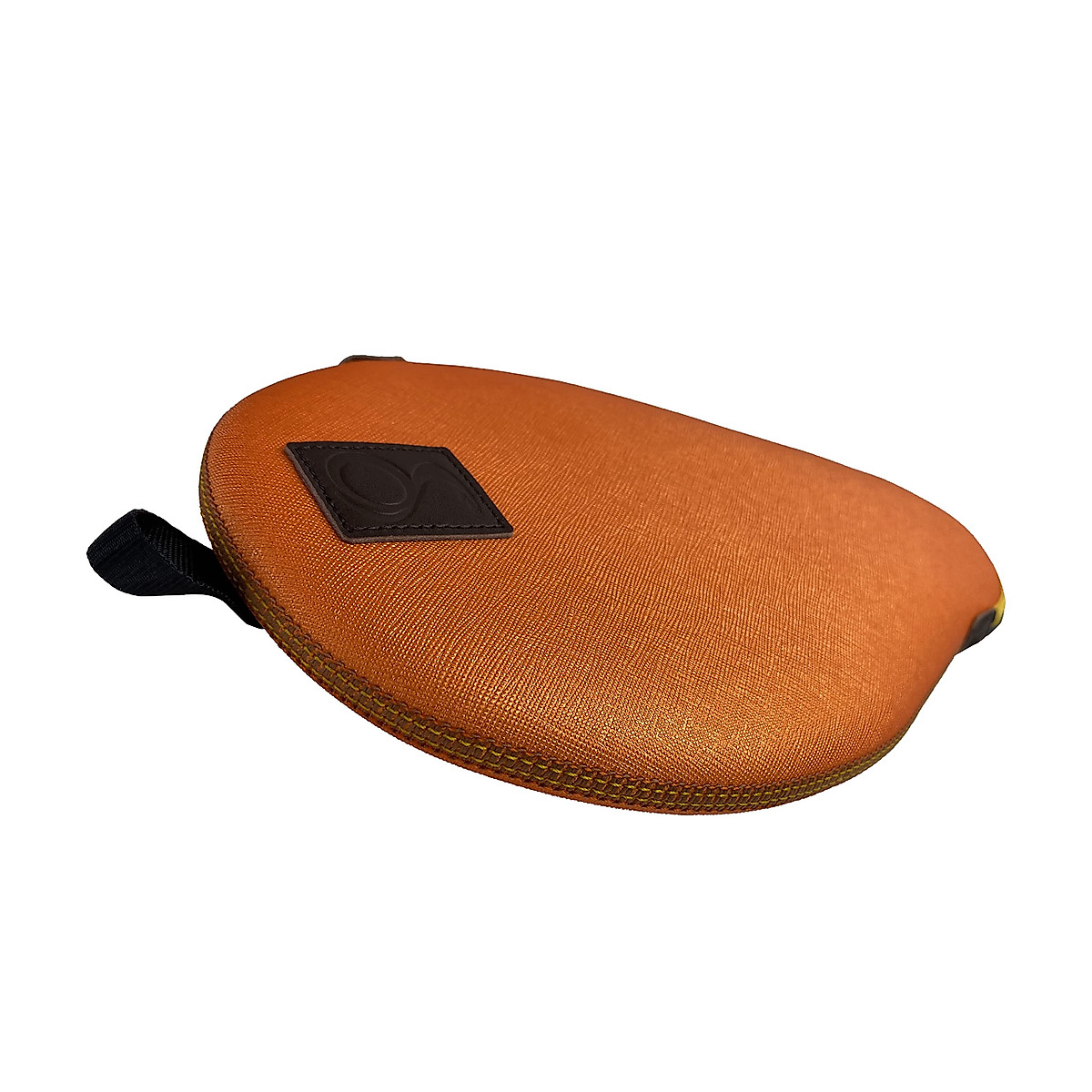 OneJoy Table Tennis Racket Bag, Single Ping Pong Paddle Case, Table Tennis Racket Cover, Ping Pong Bat Case for Single Table Tennis Bag with Zipper [ Orange] 11 inch x 6.7 inch (28cm x 17cm)