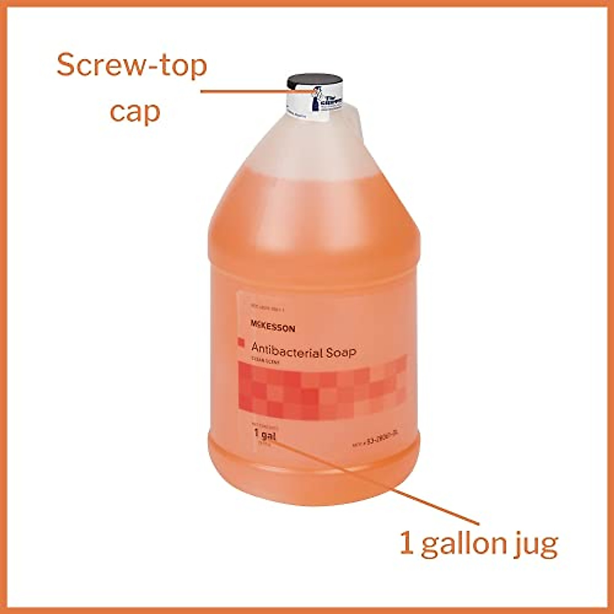 McKesson Antibacterial Soap, Clean Scent, 1 gal, 1 Count
