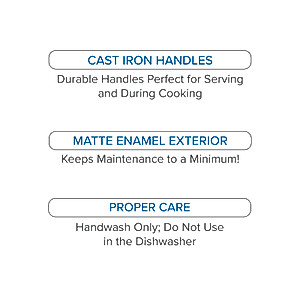 Viking Culinary Viking Enamel Cast Iron, 12 inch Round Fry Pan with Helper Handle, , Charcoal