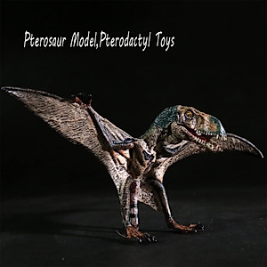 Pterodactyl Dinosaur Action Figures Realistic Flying Toy | Movable Mouth | Pteranodon Dino Toys | Pterosaur Model Toys | Cake Toppers Dinosaur Toys for Boys and Girls