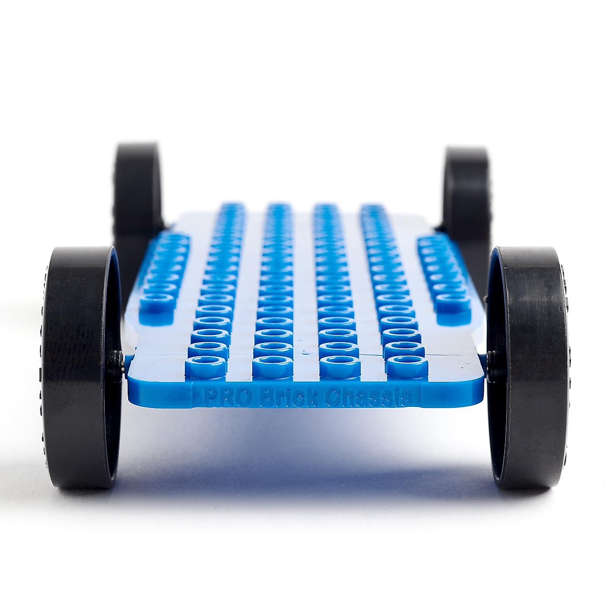 Pinewood Pro Brick Derby™ Car Chassis | Create a Customized car with Lego® Bricks to Race on Pinewood Derby Tracks | Fully Assembled and Ready to Race from Engineered for Speed