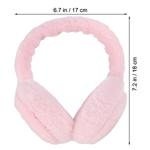 Ciieeo Ear Muffs Womens Winter Earmuffs Ear Warmers for Women Girls Outdoor Ear Covers Headband(Pink)