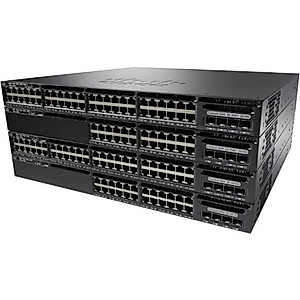 Cisco WS-C3650-48PS-E 48-Port PoE+ 3650 Switch w/ AC Power (Renewed)