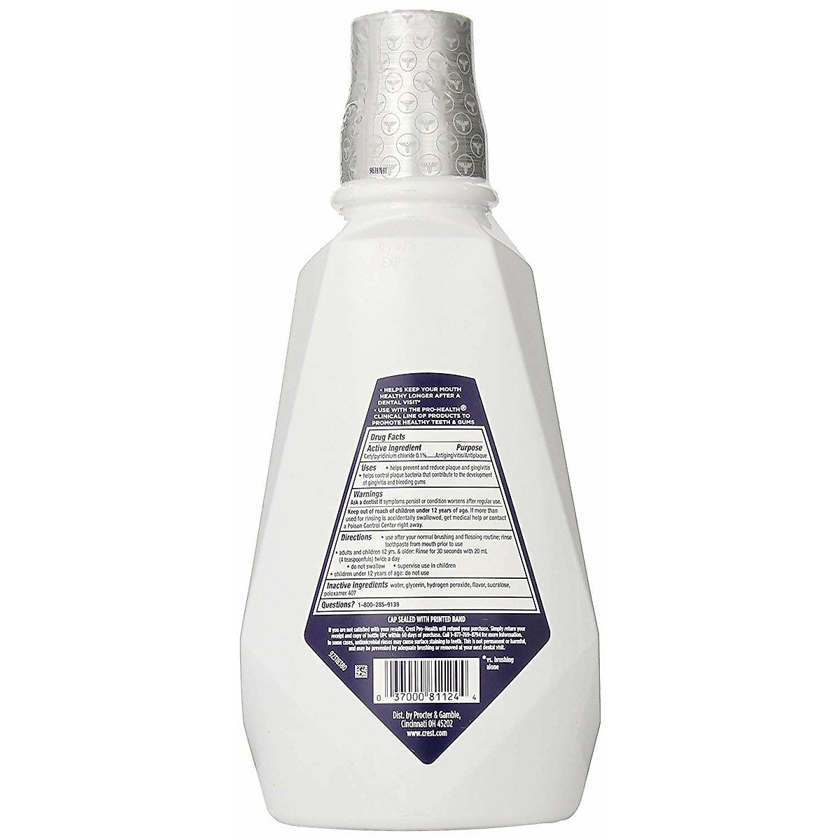 Crest Pro-Health Clinical Deep Clean Mint Oral Rinse 32 oz (Pack of 3)