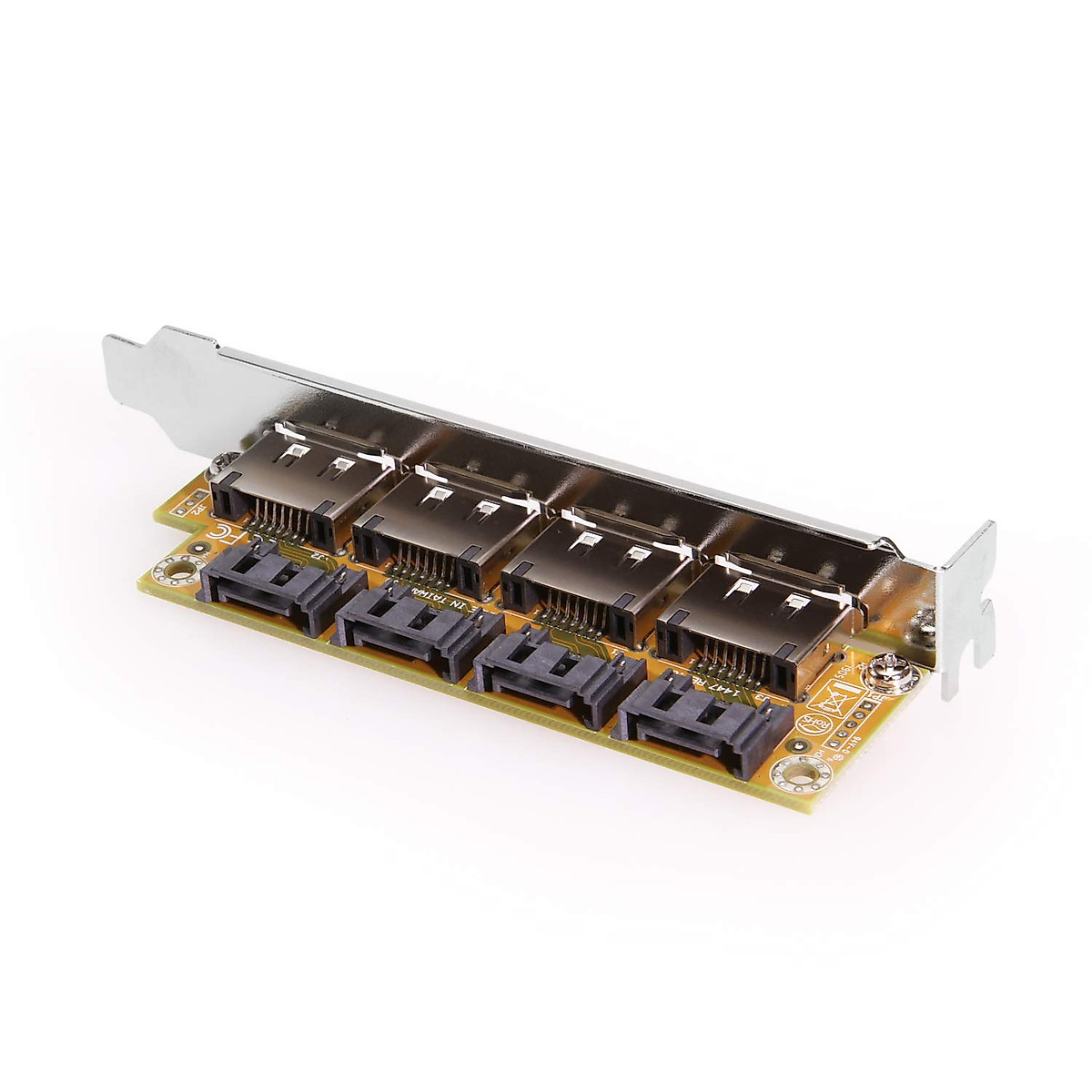 Coolgear® Internal to External eSATA 4 Port PCI Bracket