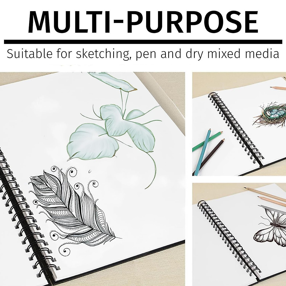 Pro Art Premium Sketch Book 4"x6" 80 Sheets, 70#, Wire, Sketch Book, Sketchbook, Drawing Pad, Pad, Drawing Paper, Art Book, Paper, Sketchbook for