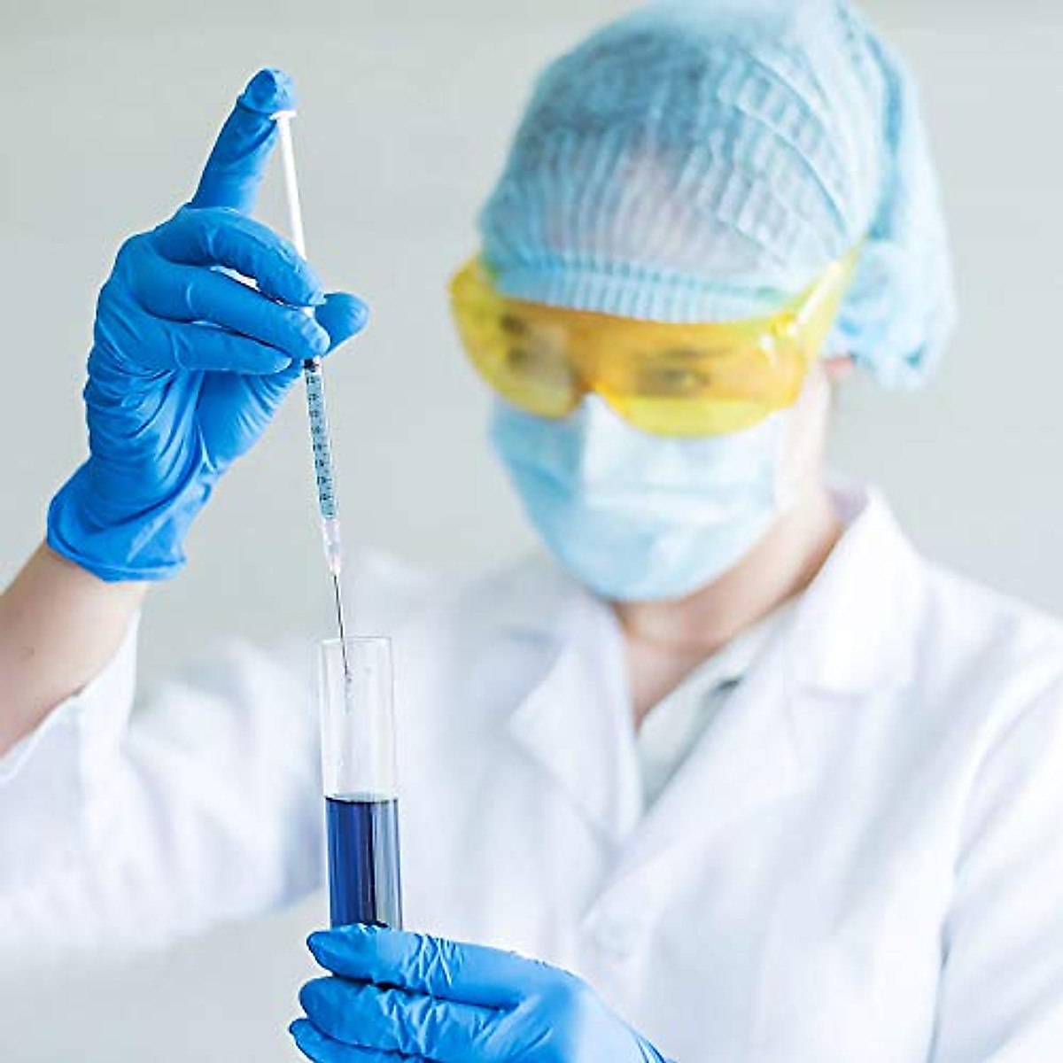 60Pcs Test Tubes with Rack, 16x100mm(10ml) Clear Plastic Test Tube with Caps and Holder Rack Test Lab Tubes for Scientific Experiments, Nurse Party Decorations, Candy Storage