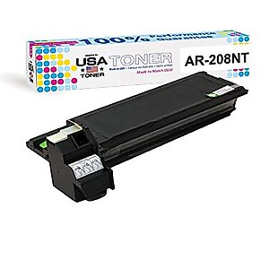 MADE IN USA TONER Compatible Replacement for use in Sharp AR 208D, AR 208S, AR-208NT (Black, 1 Cartridge)