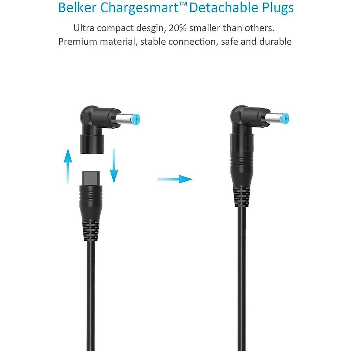 Belker 65w 45w Universal Laptop Charger AC Adapter Power Supply Cord Compatible with Dell Hp Asus Lenovo IBM Acer Toshiba Samsung Sony Compaq Fujitsu LG JBL Notebook Chromebook Ultrabook A