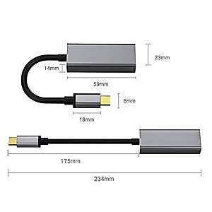 Ethernet Adapter for Nintendo Switch USB 3.0 to 10/100/1000 Network RJ45 LAN Wired Adapter